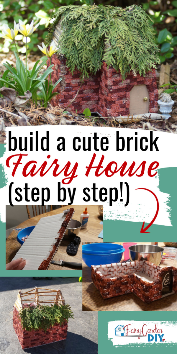 DIY Faux Brick Fairy House | Fairy Garden DIY