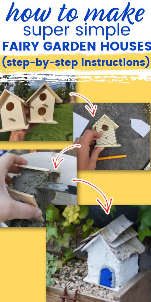 Simple DIY Concrete Fairy House | Fairy Garden DIY