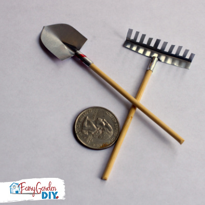 How to Make Miniature Garden Tools | Fairy Garden DIY
