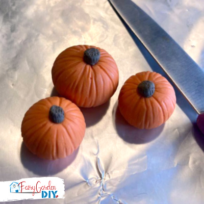 How to Make Mini Polymer Clay Pumpkins | Fairy Garden DIY