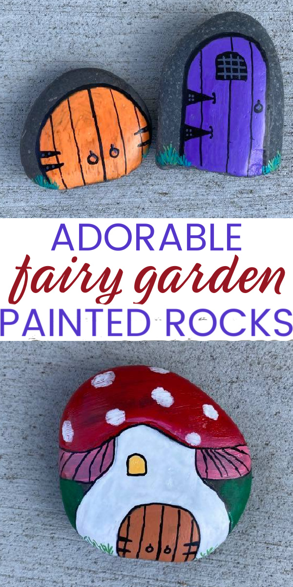 Adorable Fairy Garden Painted Rocks -15 Ideas To Inspire You