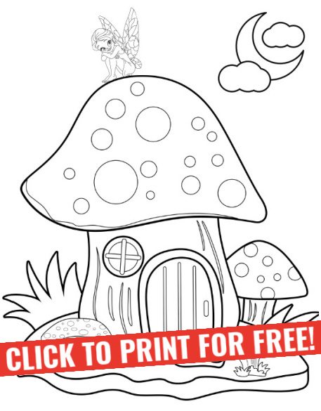 Fairy Garden Coloring Pages {FREE, printable} | Fairy Garden DIY
